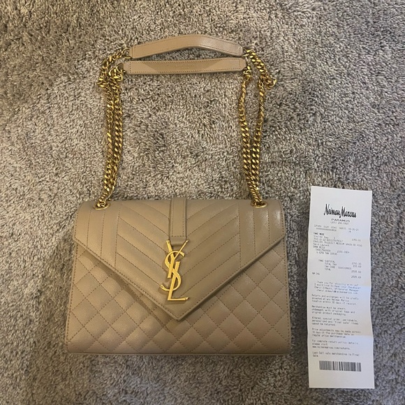 Yves Saint Laurent | Bags | Ysl Saint Laurent Medium Envelope Shoulder ...